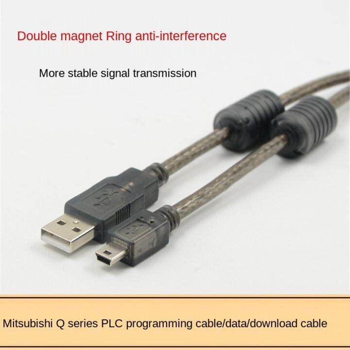 Tใช้งานร่วมกับMitsubishiปากQ Series USB Mini Usbสาย-ดาวน์โหลดQ06UDEH ...
