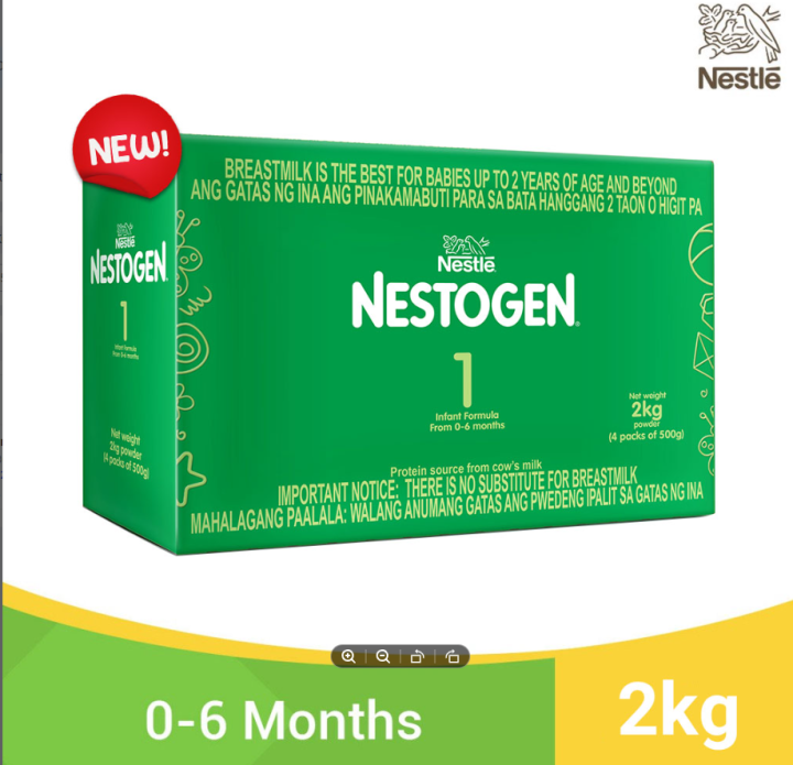 NESTOGEN 1 Infant Formula For Children 0-6 Months 2kg | Lazada PH