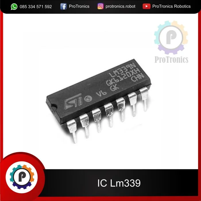 IC LM339 LM 339 Quad Comparator DIP | Lazada Indonesia