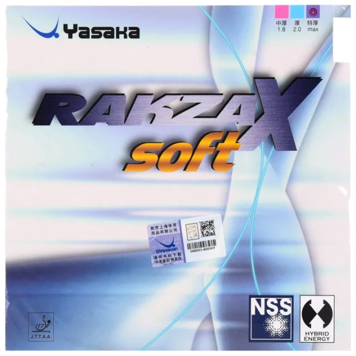 YASAKA RAKZA X Table Tennis Rubber Pips-In Yasaka Original RAKZAX / RKX ...
