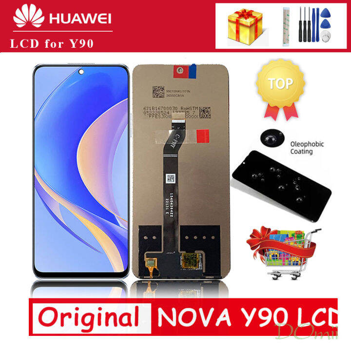 100% Original New LCD For Huawei Nova Y90 LCD CTR-LX2 Display Screen Panel Digitizer Replacement ...
