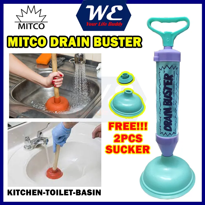 Mitco Toilet Suction Pump/Drain Buster For Clog drainage In Sink ...