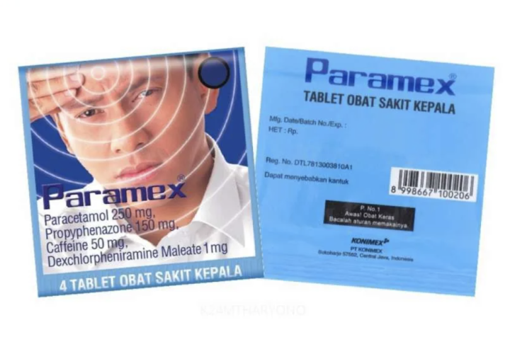 Paramex Obat Sakit Kepala 1 strip | Lazada Indonesia