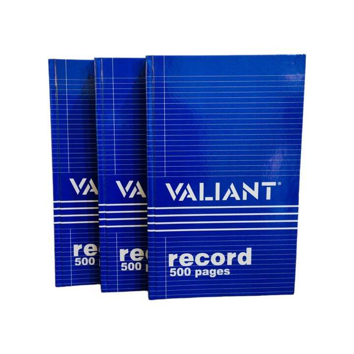 Valiant Record Book 500 Pages Log Book | Lazada PH