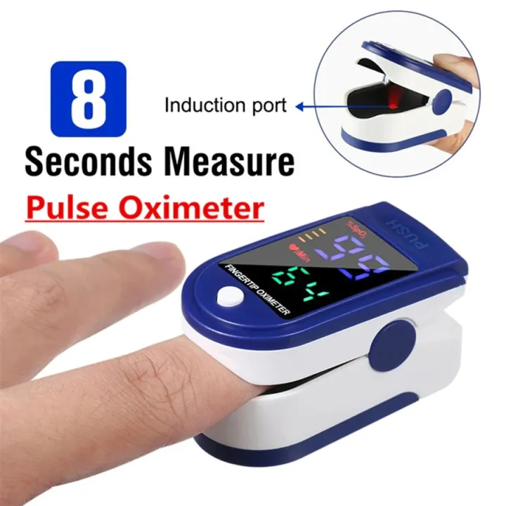 Glarea Digital Finger Clip Pulse Oximeter Mini Portable Oval Oxygen ...