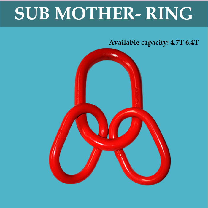 Mago Lifting Machinery III 4.7T 6.4T Sub-mother Ring G80 Lifting Sling ...