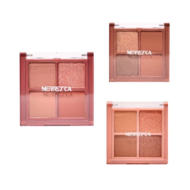 (4เฉด x 1ตลับ) Merrezca Eye Color Palette เมอร์เรซกา อายแชโดว์ | Lazada ...