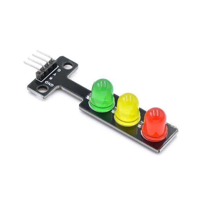 MODUL LED LAMPU LALU LINTAS TRAFFIC LIGHT MODUL 5V 8MM R-Y-G ARDUINO ...