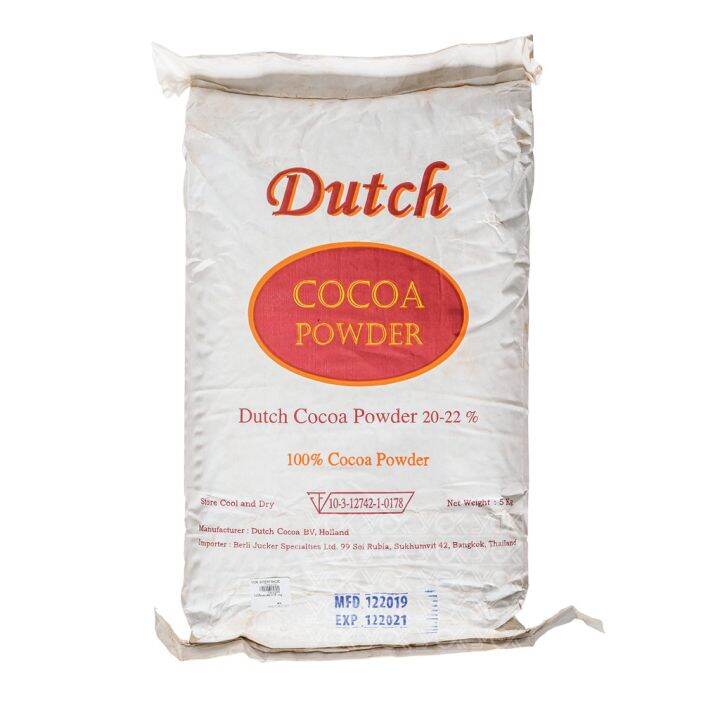 Dutch โกโก้ผง Cocoa Dutch Cocoa Powder (20-22% Cocoa Butter) ตรา Cocoa ...