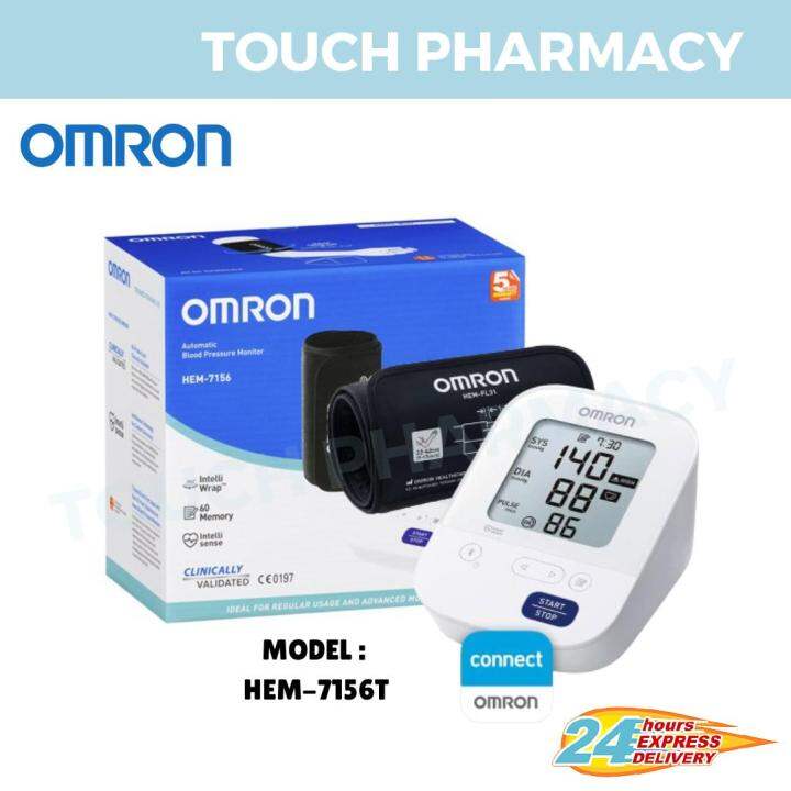 OMRON Automatic Blood Pressure Monitor HEM-7156T (Bluetooth ...