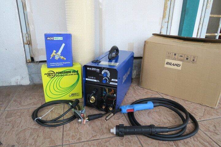 Riland MMA 140A / MIG 160A Compact MIG Welding Machine Complete Set ...