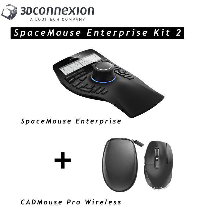 3DConnexion SpaceMouse Enterprise Kit 2 | Enterprise-Level CAD Mouse ...