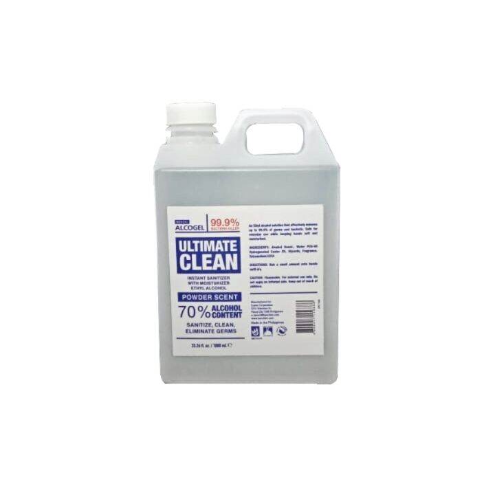 BENCH/ Alcogel Ultimate Clean Alcohol Solution Refill 1L | Lazada PH