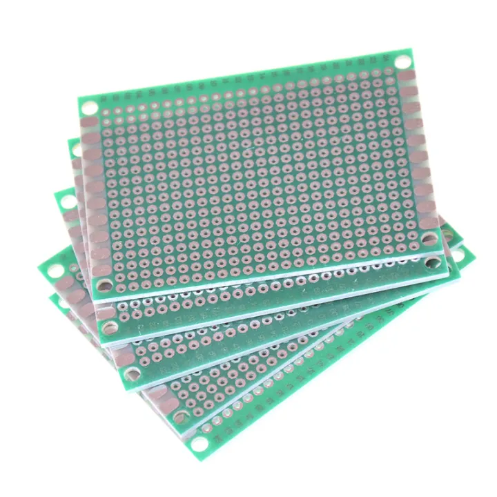 Elect 5pcs 4*6cm Single Side Tinned Prototype Protoboard Circuit PCB ...