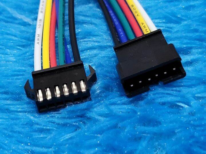 Socket kabel 6 pin ( male + female ) 21cm - sambungan kabel | Lazada ...