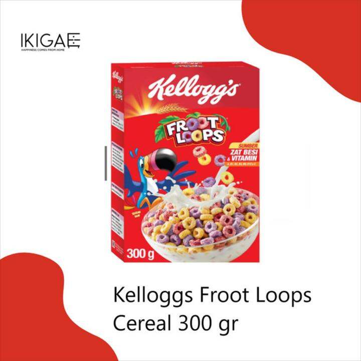 KELLOGGS FROOT LOOPS CEREAL 300 GR PREMIUM !!! | Lazada Indonesia