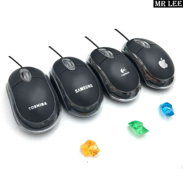 USB Mini Mouse Black Optical Wheel Mouse LAPTOP Accessioress With Wired ...