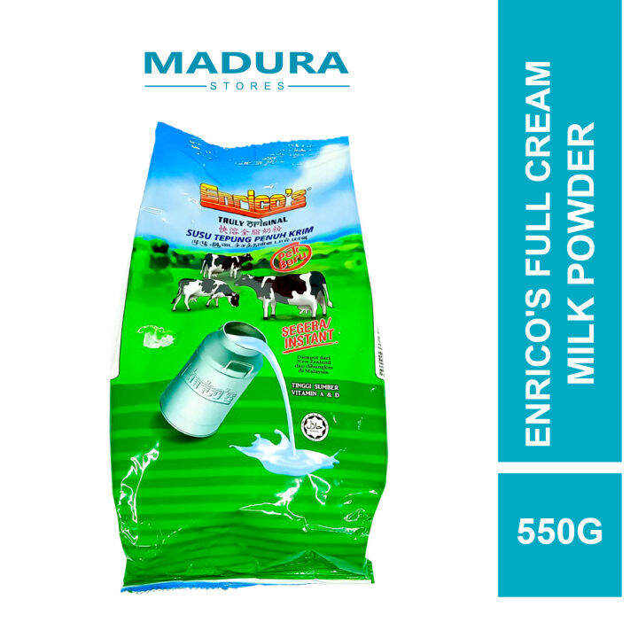 Enrico's Full Cream Milk Powder 550g | Lazada