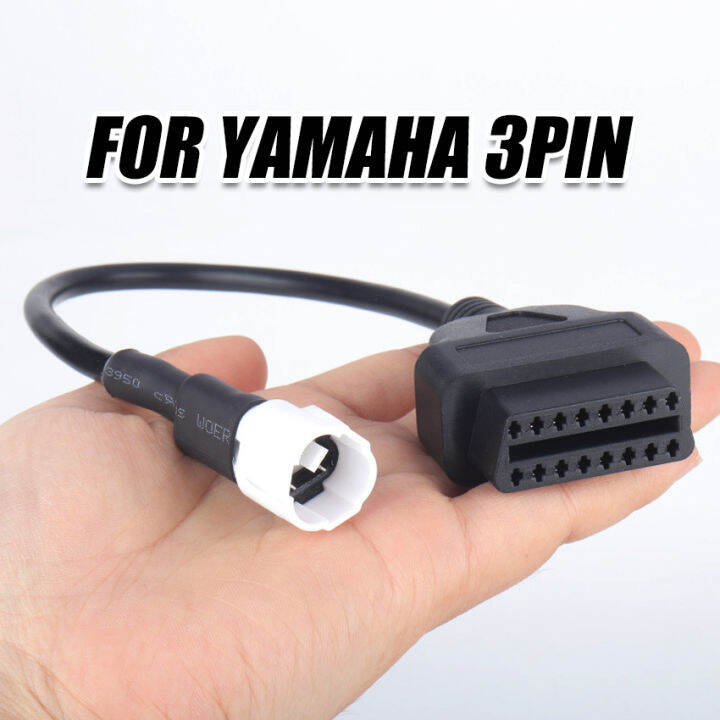 Yamaha Diagnostic Tool Motorcycle OBD2 3 Pin Plug Cable Diagnostic ...