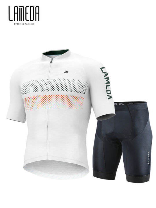 LAMEDA Cycling Jersey Spring Summer Breathable High Elasticity Cycling Short Sleeve Cycling ...