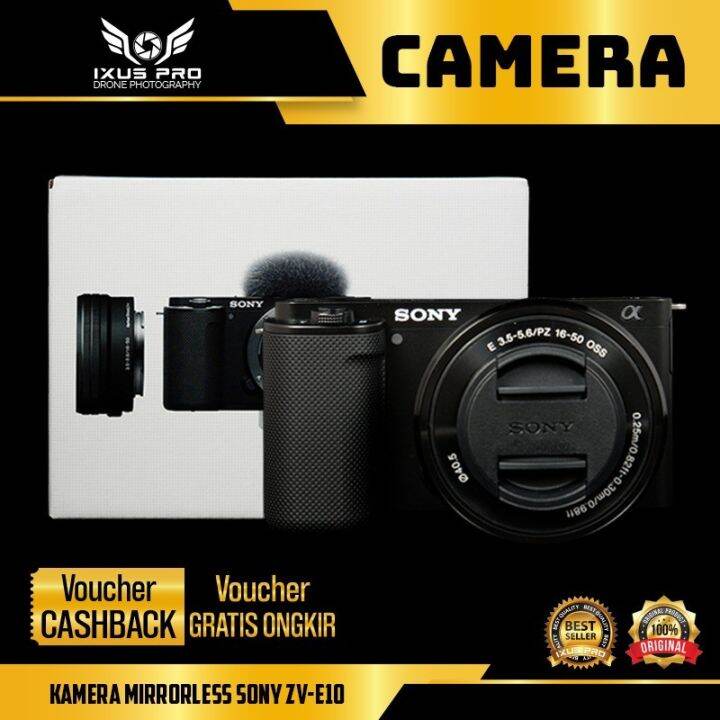 SONY ZV-E10 / ZVE10 / ZVE 10 Kit 16-50mm f/3.5-5.6 OSS | Lazada Indonesia