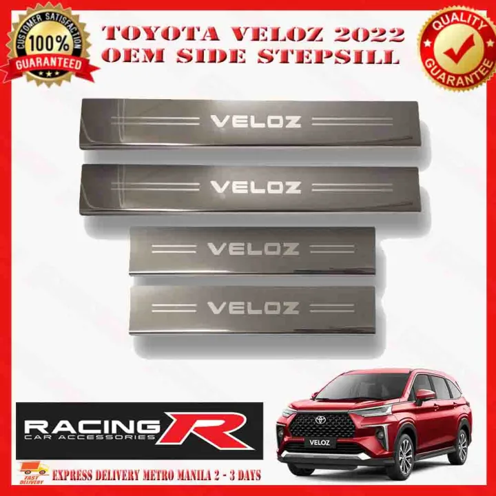 Toyota Veloz 2022 - 2023 OEM Side Stepsill Chrome 2022 | Lazada PH