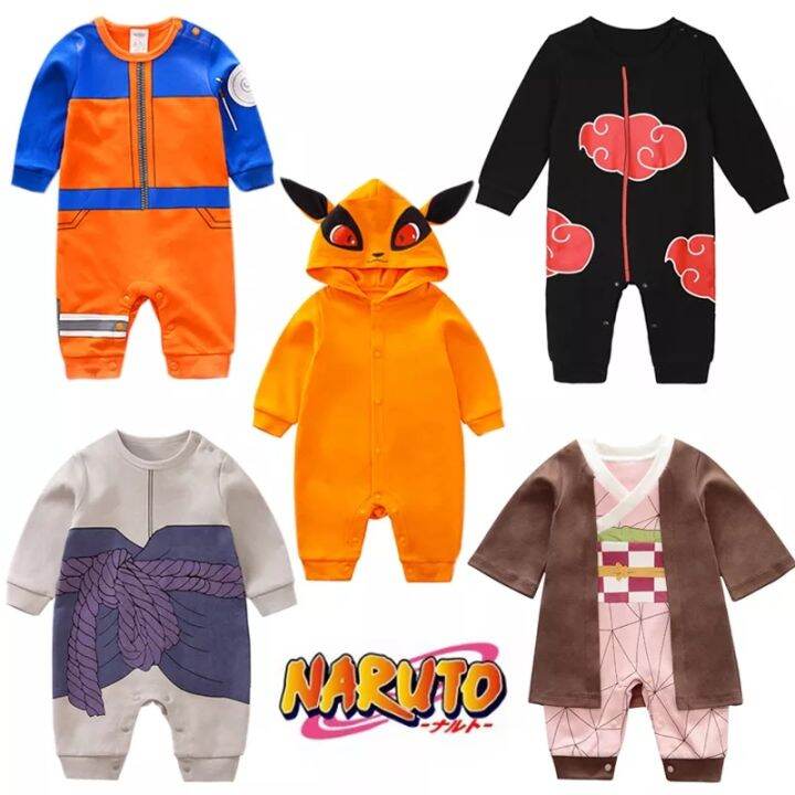 Anime Naruto Baby One-Piece Jumpsuits Uchiha Itachi Sasuke Costume ...