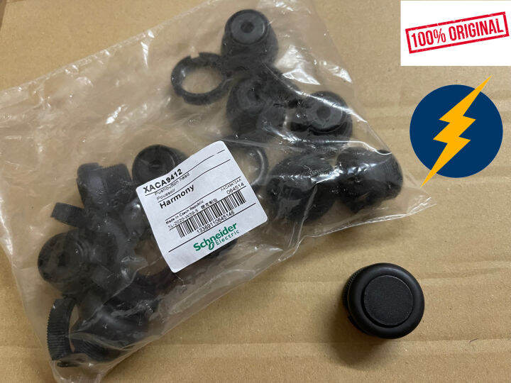 Schneider XACA9412 Harmony XAC, Push button head, plastic, black ...