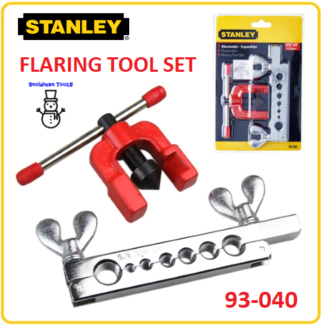 STANLEY 100% ORIGINAL 93-040 FLARING TOOL TOOLS SET 3/16"-5/8" 93040 ...