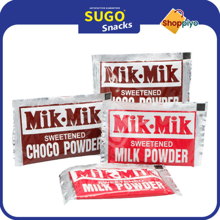 Mik-Mik Sweetened Milk and Chocolate Powder 3 packs x 20 pcs | Lazada PH