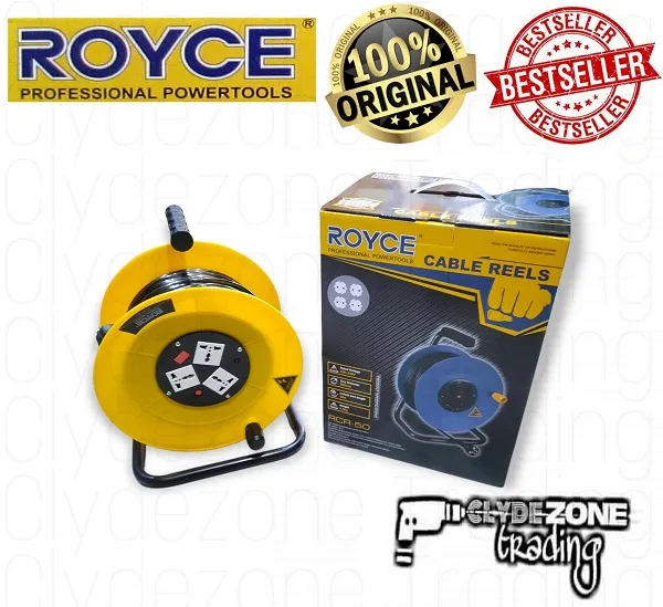 Royce Cable Reels 50 Meters RCR-50 (3 Socket) | Lazada PH