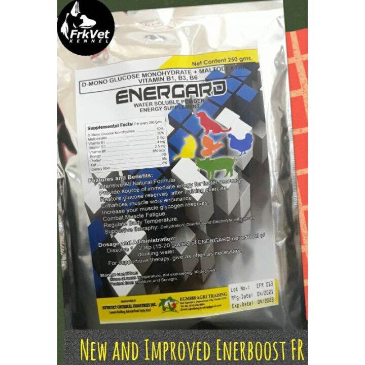 Energard Water Soluble Dog Energy Booster With Vitamin B1 B3 B6 250g ...