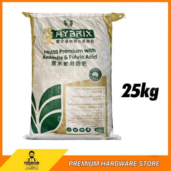SNT Hybrix Frass Premium with Amozite & Fulvic Acid 25KG Organic Black ...