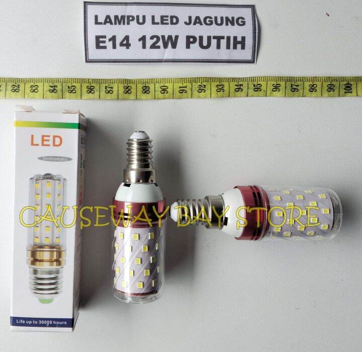 LAMPU LED JAGUNG E14 12W PUTIH | Lazada Indonesia