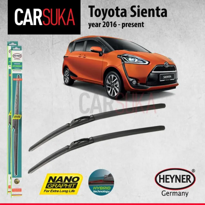 Heyner Hybrid Wiper Blade (Germany) for Toyota Seinta (NHP170) 22"/17 ...