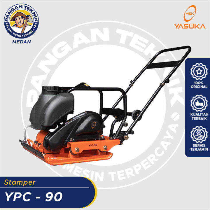 MESIN PEMADAT TANAH | PLATE COMPACTOR YPC90 | MESIN KONTRUKSI YASUKA ...