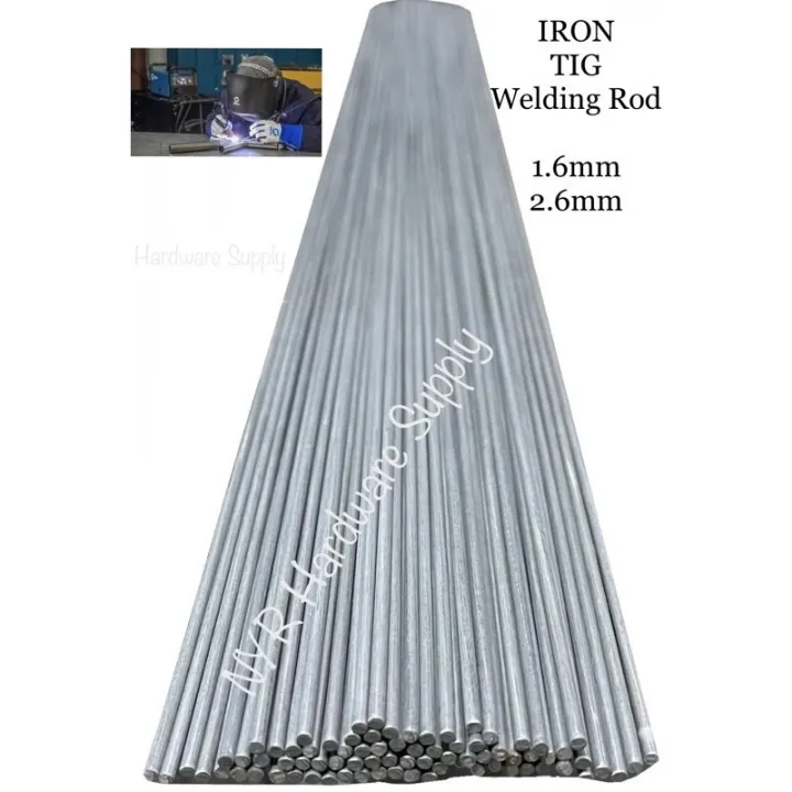 IRON TIG Welding Rod 1.6mm & 2.6mm / TIG Rod Welding Besi / Mild Steel ...