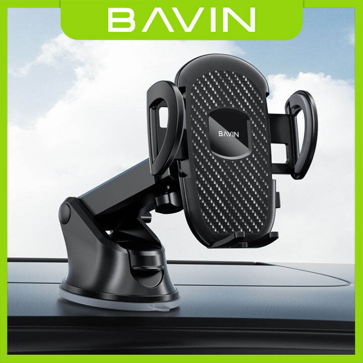 BAVIN PS27 Car Phone Holder Strong Adsorption Car Mount Phone Protective Phone Holder Stand For ...