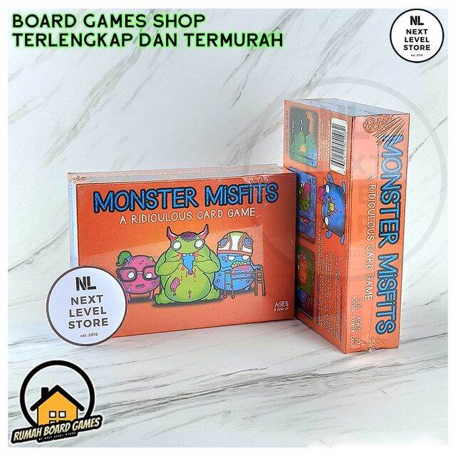 Monster Misfits Board Game Misfit Card Game NEW READY | Lazada Indonesia