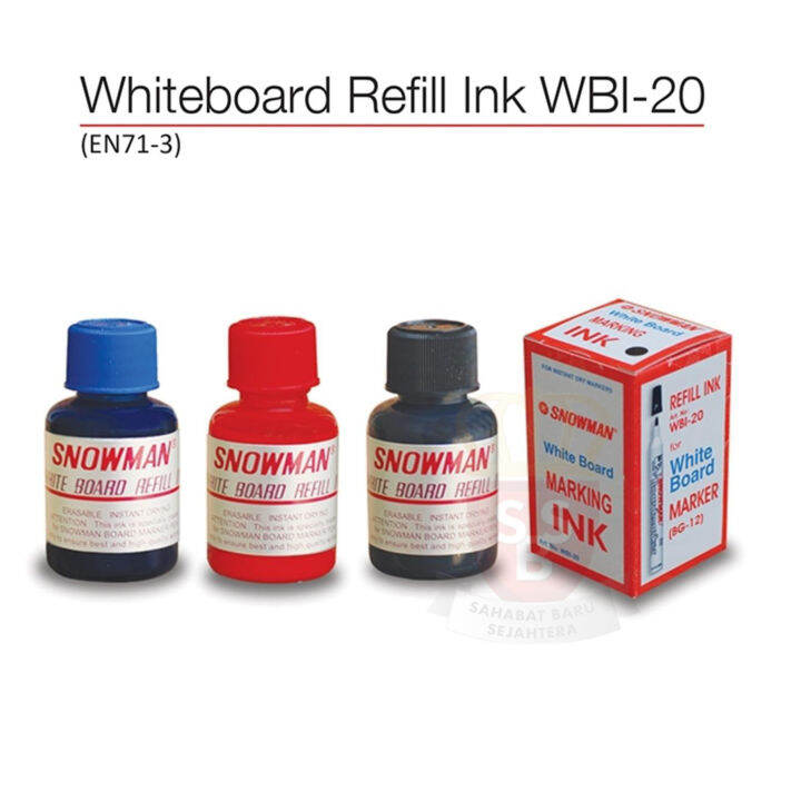 Tinta Spidol Whiteboard Snowman WBI-20 / A-WBI-20 | Lazada Indonesia