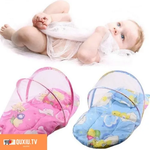 Big Sale ♭Baby mosquito net with mat pillow new born baby bed nets ...