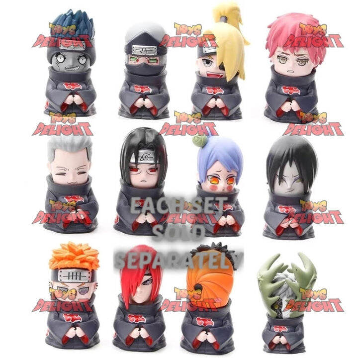 Naruto Akatsuki 6pcs / 11pcs mini figures set | Lazada PH