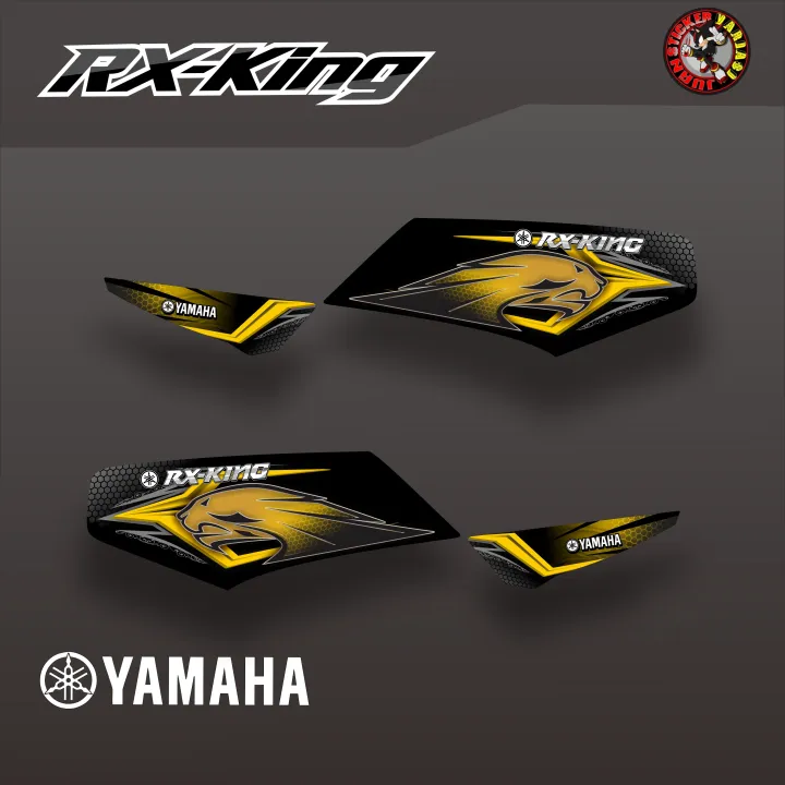 STRIPING STIKER RX KING VARIASI MOTOR YAMAHA STICKER KING LIS BODY ...