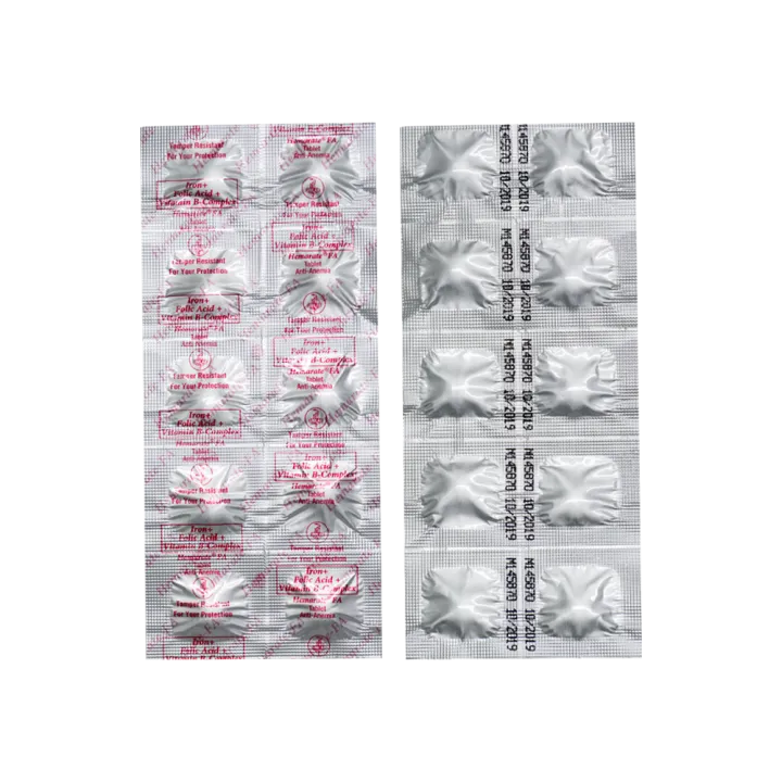 HEMARATE Iron + Folic Acid + Vitamin B Complex 1 Tablet | Lazada PH