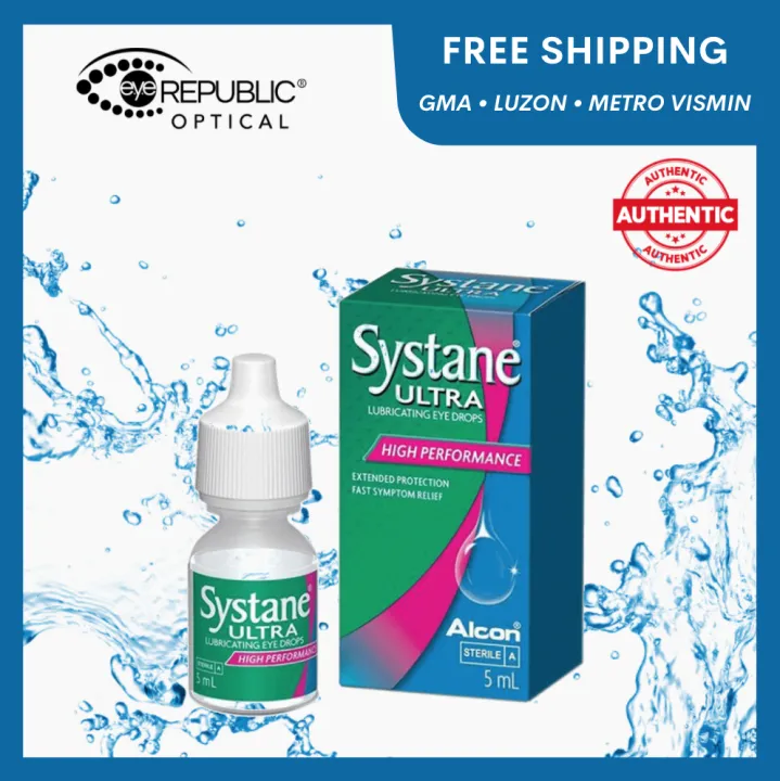 Systane Ultra 5ml Lubricant Eye Drops for Dry/Red Eyes EYE Republic ...