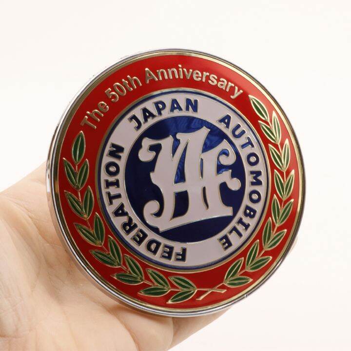 HYS New Style JDM JAF Racing Japan Automobile Federation Badge Sticker ...