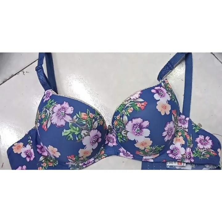 Triumph Plus size printed bra with wire thinpad onhand sizes 40,42,44 ...