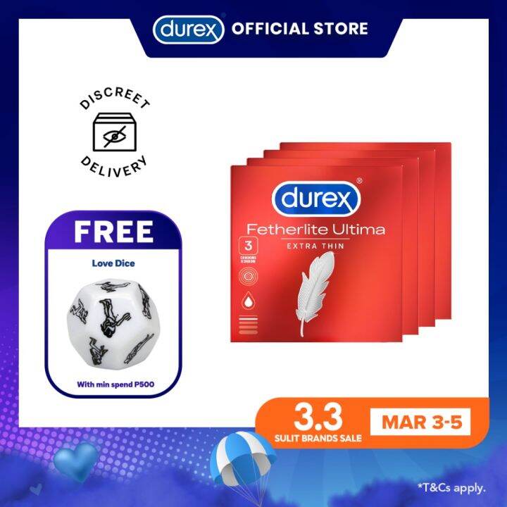 Durex Fetherlite Ultima Condoms 3s (x4) | Lazada PH