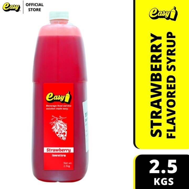 EASY BRAND - Strawberry Syrup 2.5kg | Lazada PH