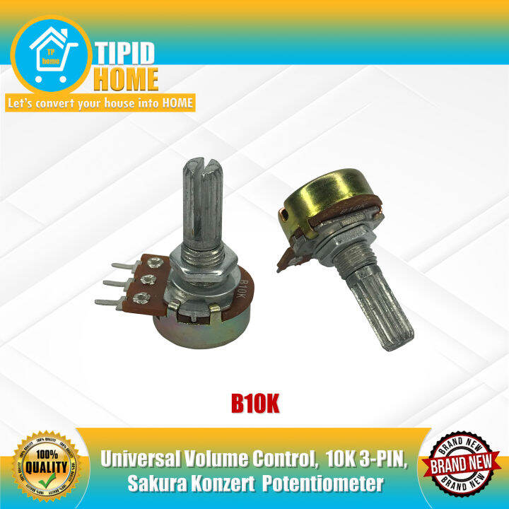 Universal Volume Control, 10K 3-PIN, Sakura Konzert Potentiometer ...